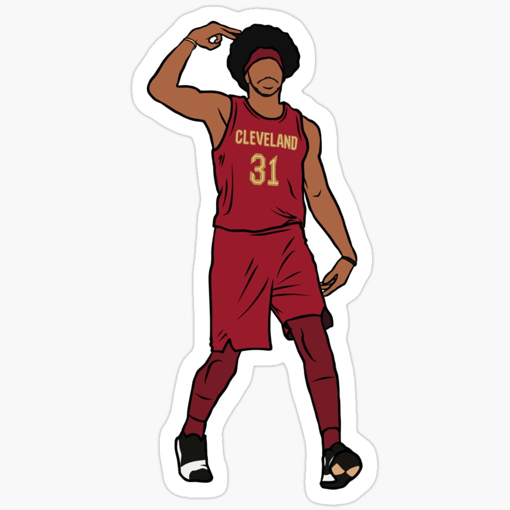 Jarrett Allen Pick The Fro Celebration Sticker Phone Decal Water Bottle ...