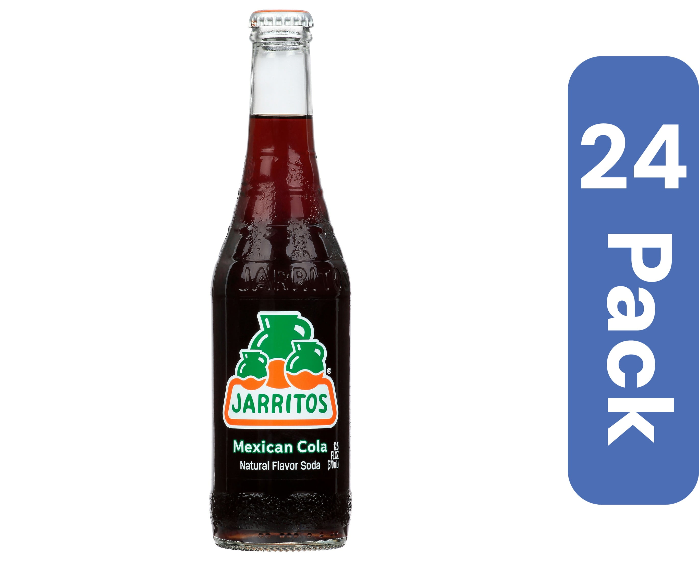 Jarritos Cola Soda Mexican 12.5 fl oz (Pack Of 24) - Walmart.com