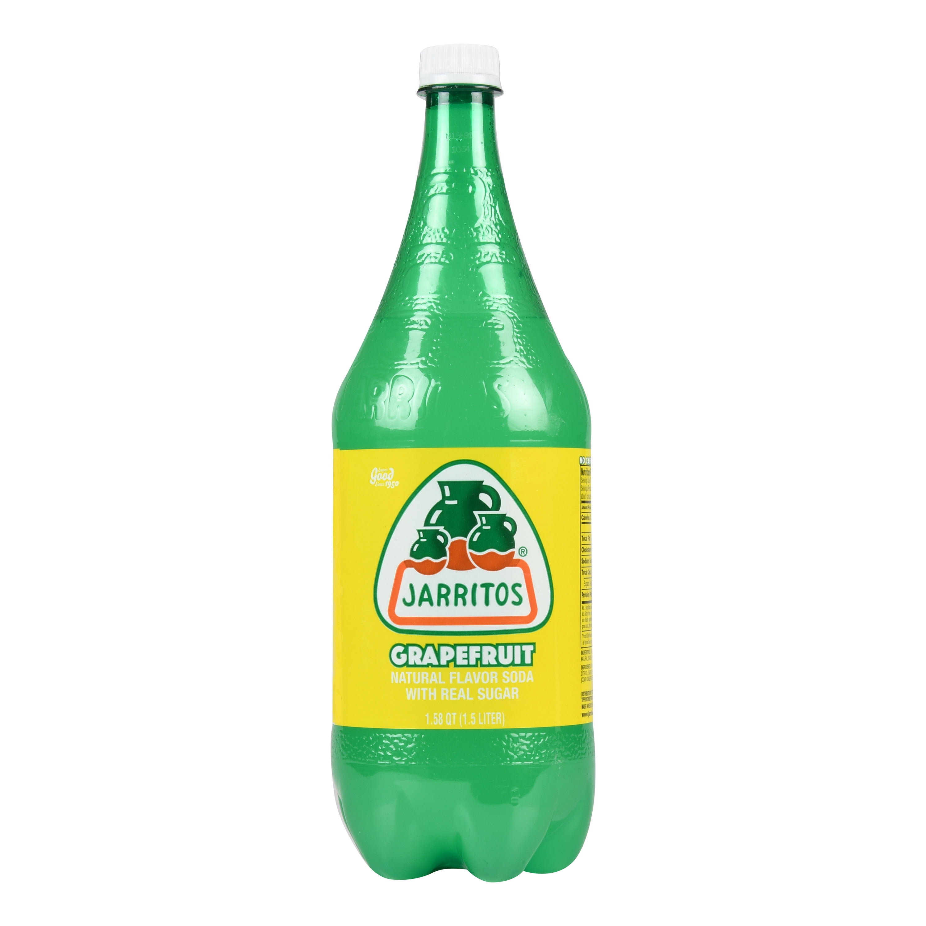 Jarritos Grapefruit Soda 1.58 qt 1.5 Liter Carbonated Soft Drink ...