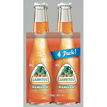 Jarritos Mandarin Soft Drinks - 30 Count Box, Single Bottled 12.5 oz ...
