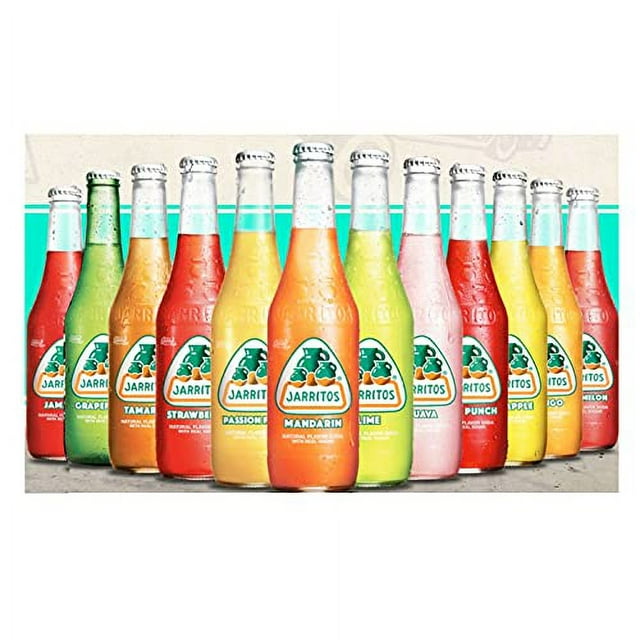 Jarritos Mexican Soda Variety Pack 12/12.5 fl. oz. Glass Bottle Case (12-Pack) - Walmart.com