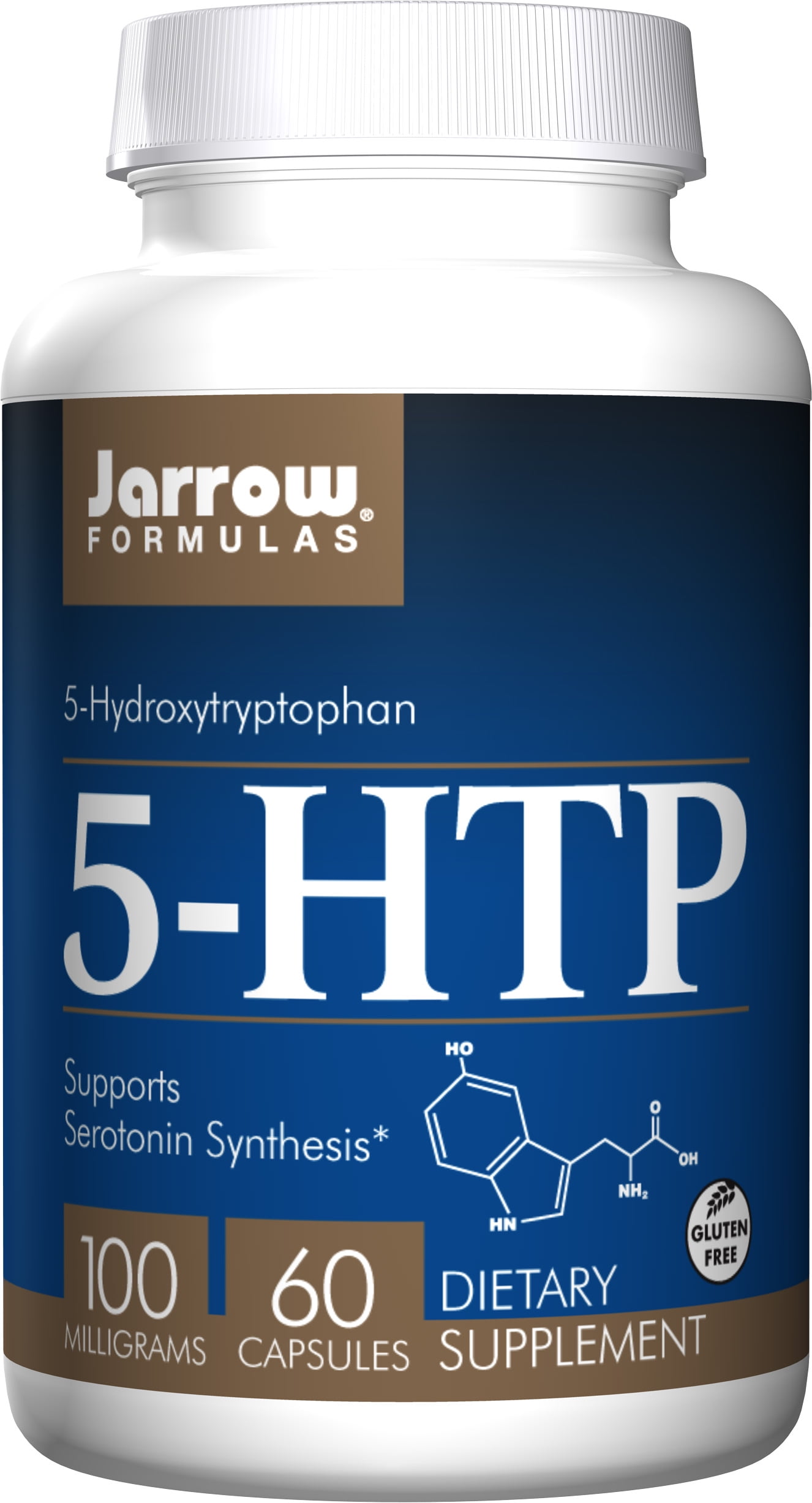 Jarrow Formulas 5-HTP, Brain and Memory Support Supplement, 100mg, 60 ...