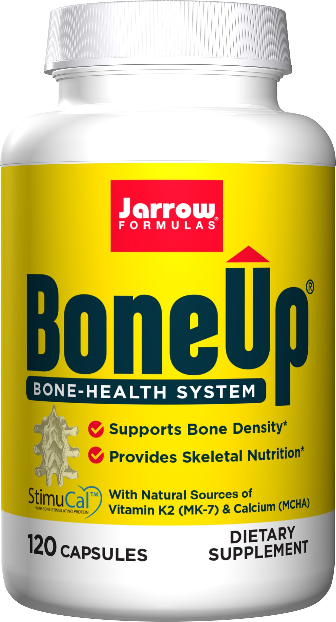 Jarrow Formulas Bone Up Capsules, Promotes Bone Density with Collagen ...