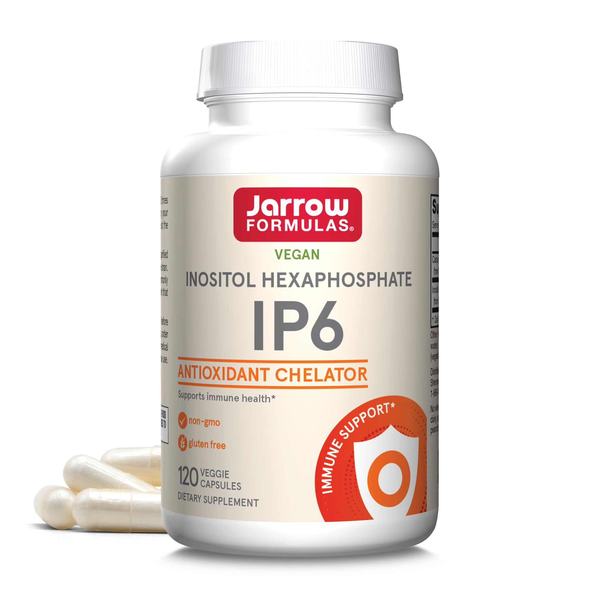 Jarrow Formulas IP6 Inositol Hexaphosphate - 500 KMC2mg - 120 Veggie ...