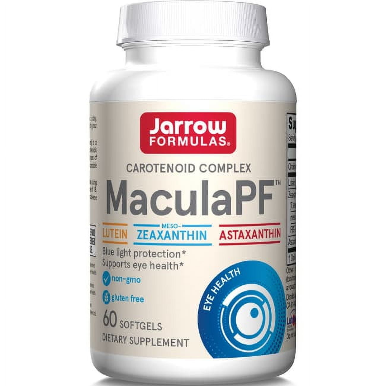Jarrow Formulas, Inc. Carotenoid Complex Maculapf 60 Sgels, Dietary ...