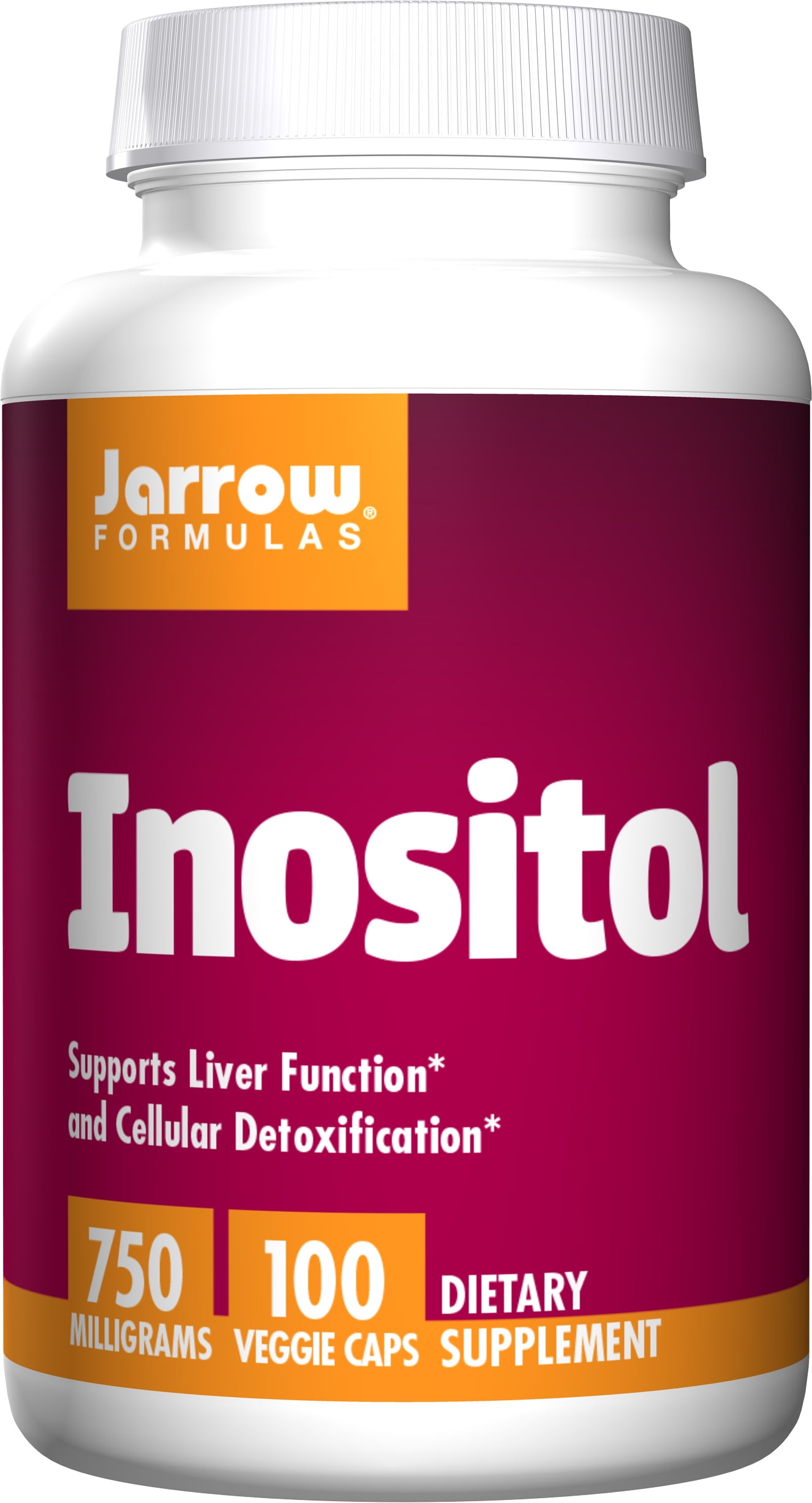 Jarrow Formulas Inositol Caps, Supports Liver Function, 750 mg, 100 ...