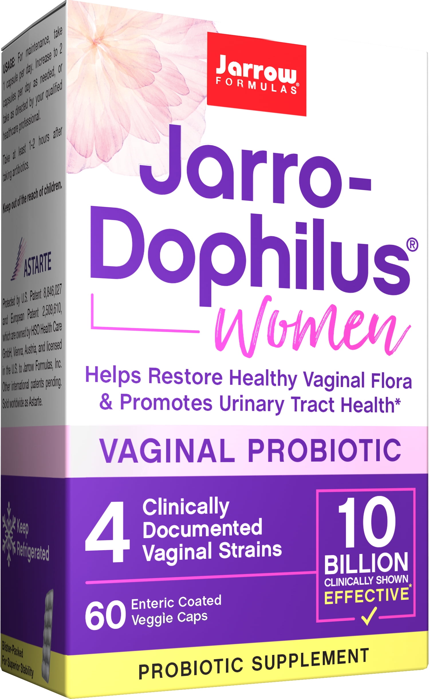 Jarrow Formulas Jarro-Dophilus Women, Restore Healthy Vaginal Flora ...