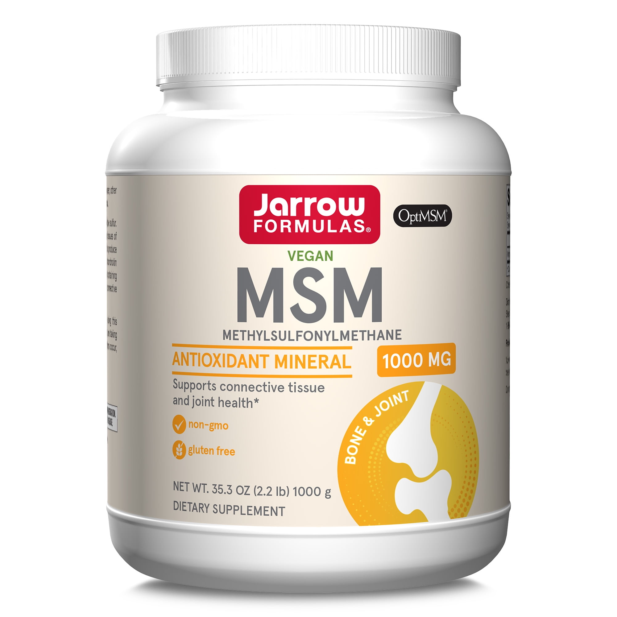 Jarrow Formulas MSM Powder, 1,000 mg, 35.5 oz (1,000 g) - Walmart.com