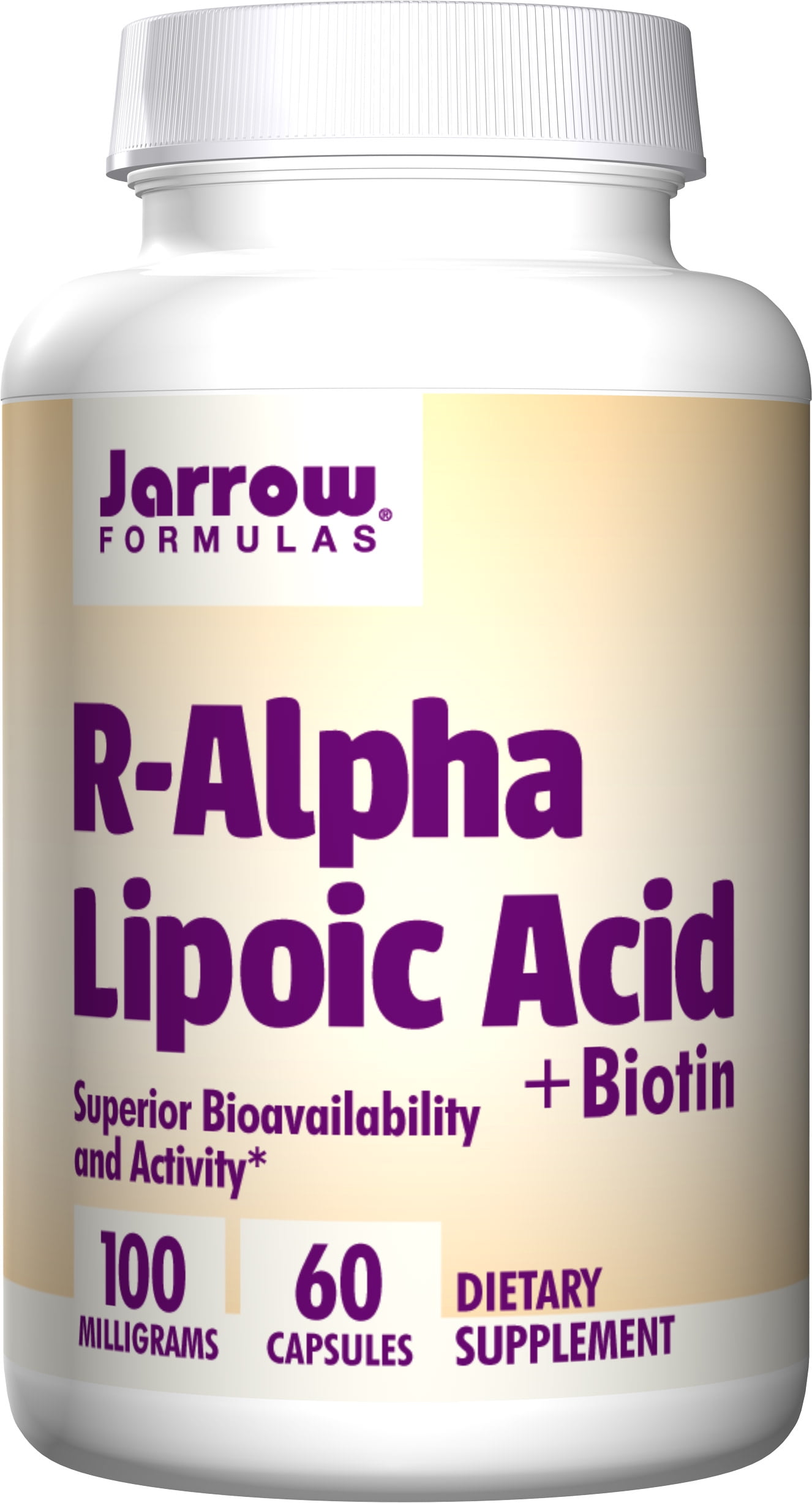 Jarrow Formulas R-Alpha Lipoic Acid, Supports Energy, Cardio Vascular ...