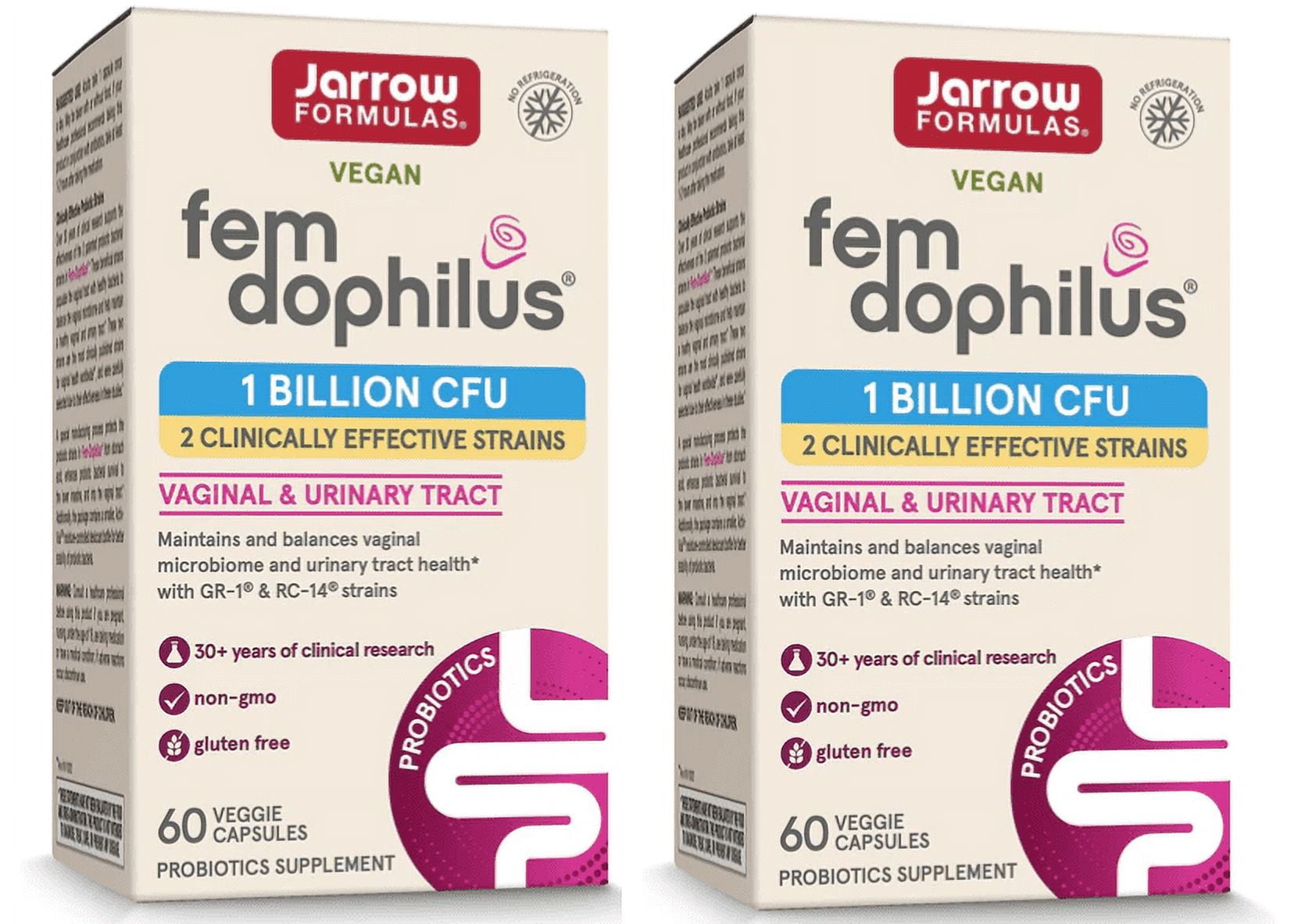Jarrow Formulas - Women's Fem Dophilus, 60 Veggie Caps Probiotic - 2 ...