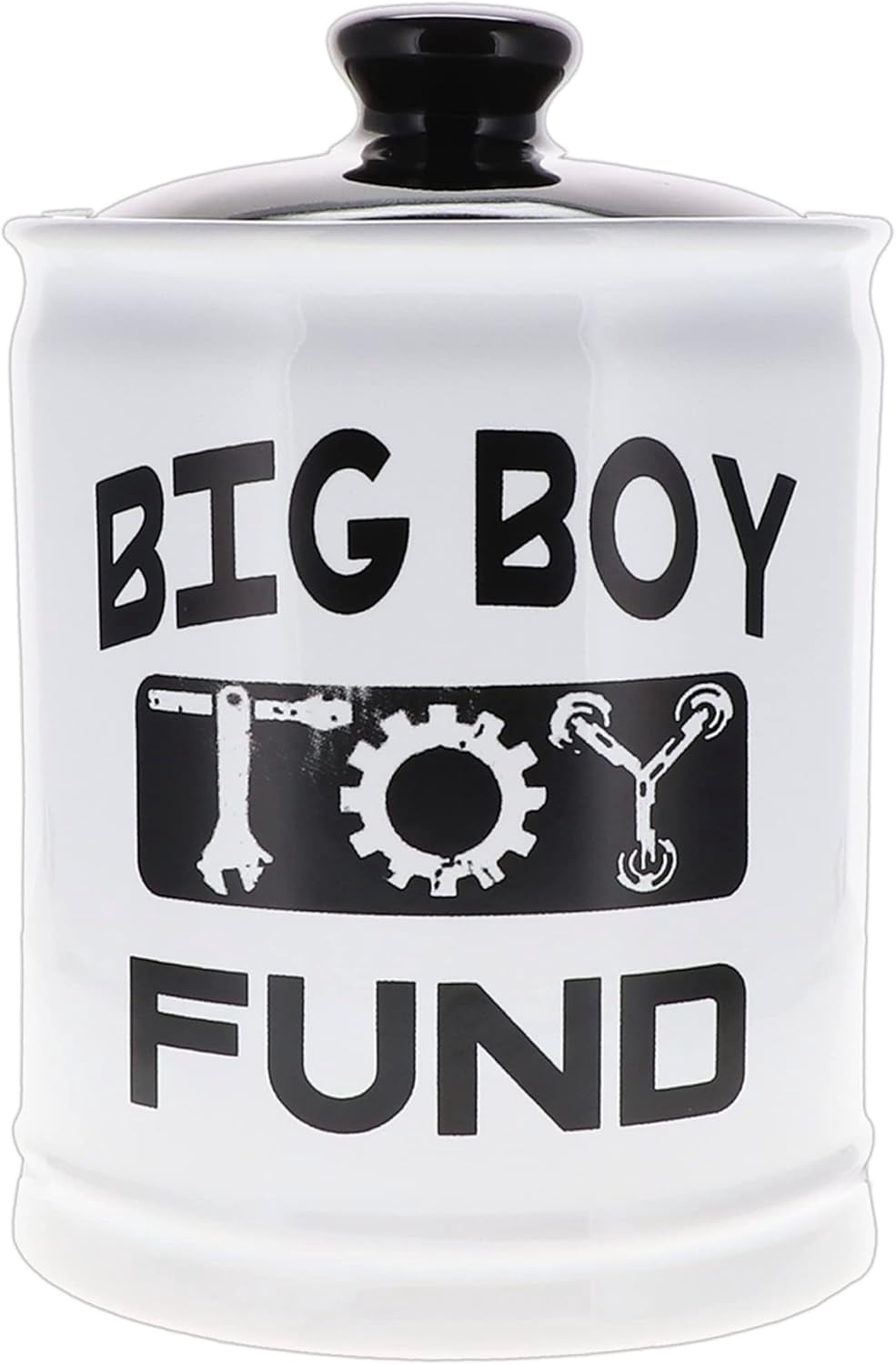 Jars - 6" Ceramic Big Boy Toy Fund Piggy Bank, Money Jar for Office and ...