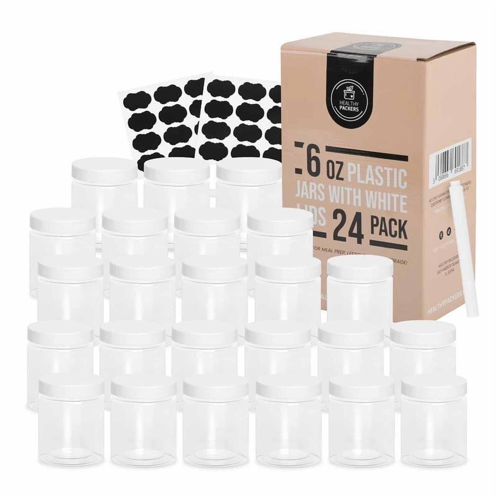 Jars with Lids Small Clear Jars with Lids Lotion Containers with Lids ...