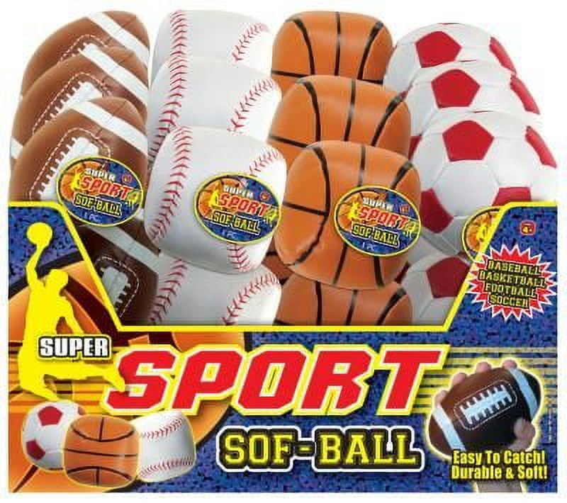 Jaru Soft Sport Balls Assorted Rubber - Walmart.com