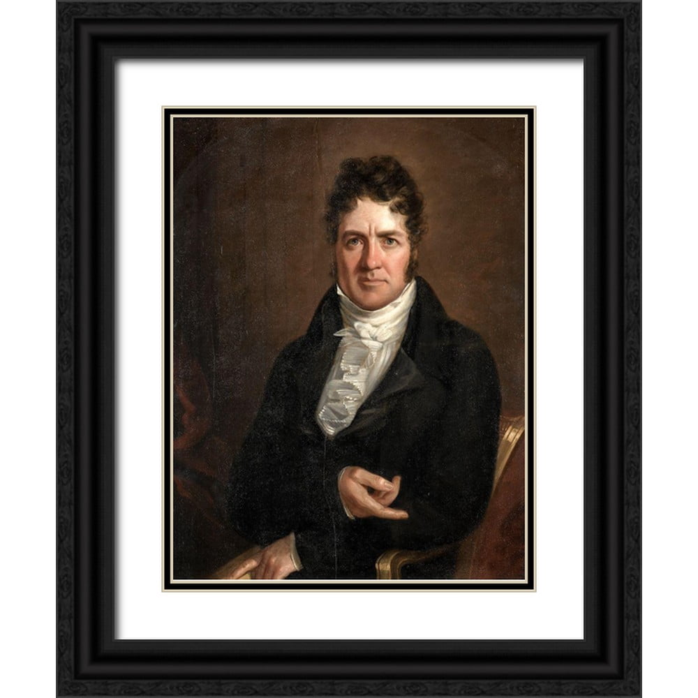 Jarvis, John Wesley 12x14 Black Ornate Wood Framed with Double Matting ...