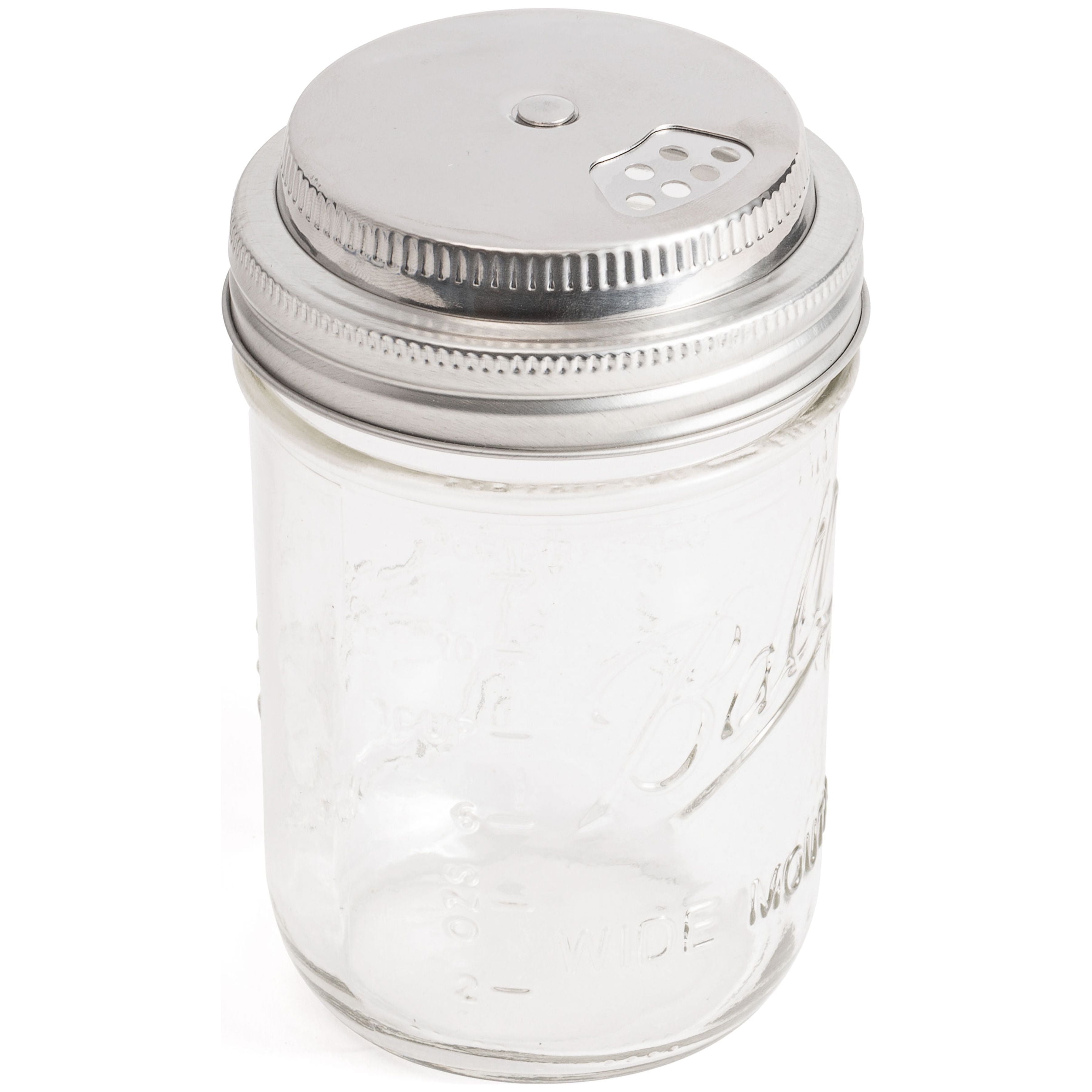 Jarware Stainless Steel Wide Mouth Spice Lid, Mason Jar Shaker Lid ...