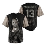 Jas.on Voo.rhees Horror Mask Baseball Jersey Shirt Horror Movie ...