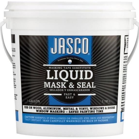 Jasco Mask and Peel GJMS00292 Liquid Masking Tape and Primer, White, Flat/Matte, 1 gal - Walmart.com