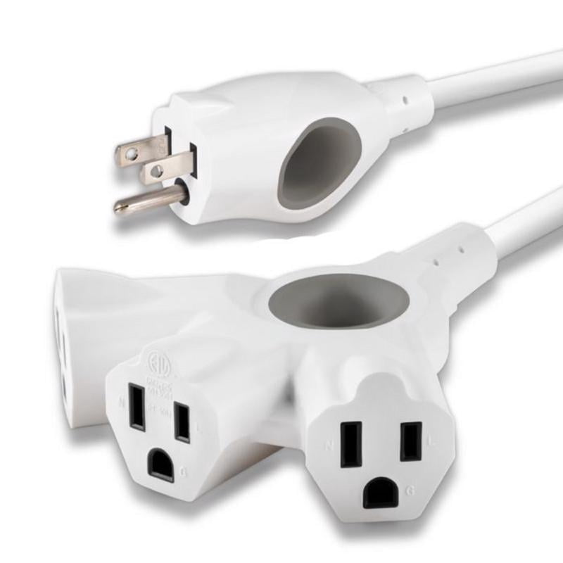 Jasco Philips Indoor or Outdoor 15 ft. L White Extension Cord 16/3 ...