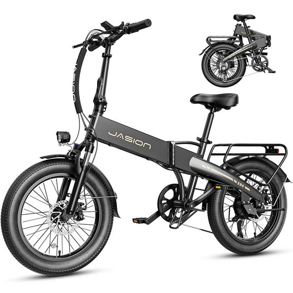A1 14" Folding Electric Bike for Adults, Commuter E-Bike with 500W Peak ...