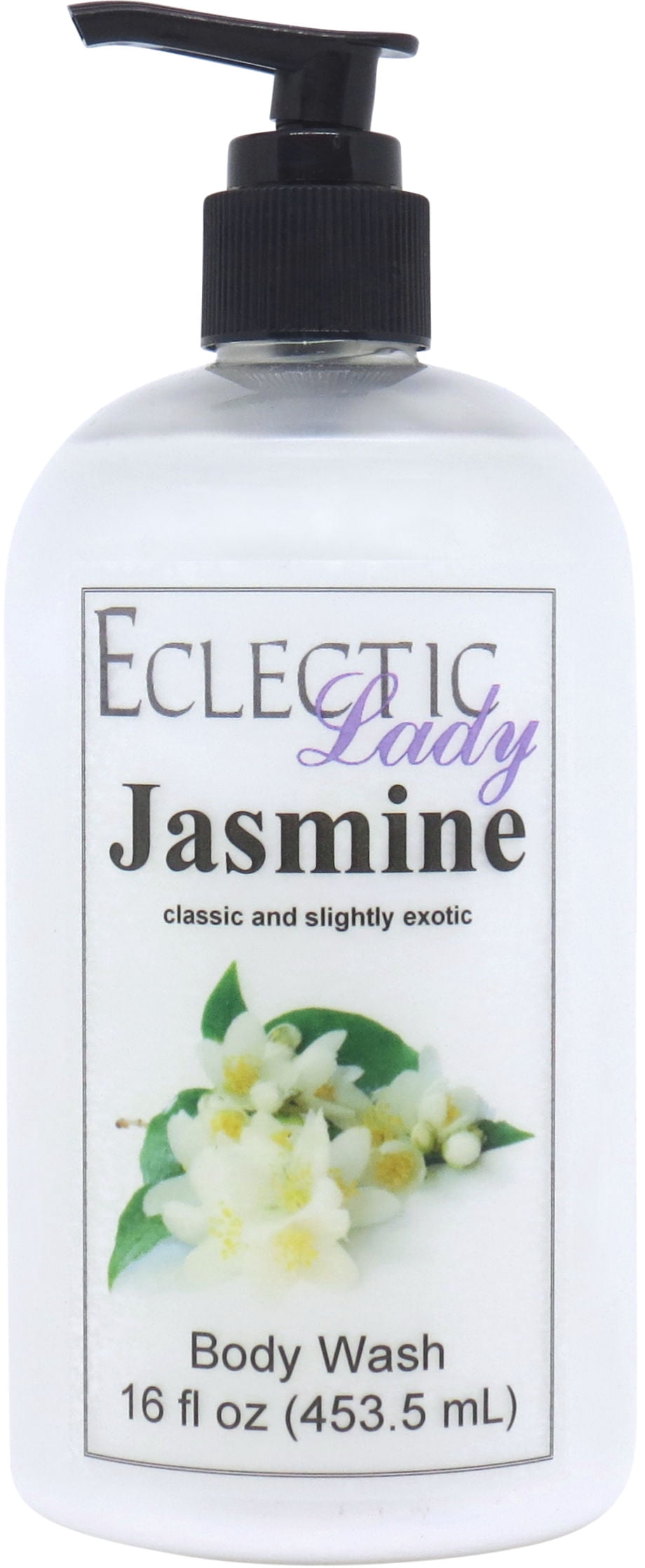 Jasmine Body Wash by Eclectic Lady, Liquid Shower Gel for Women and Men ...