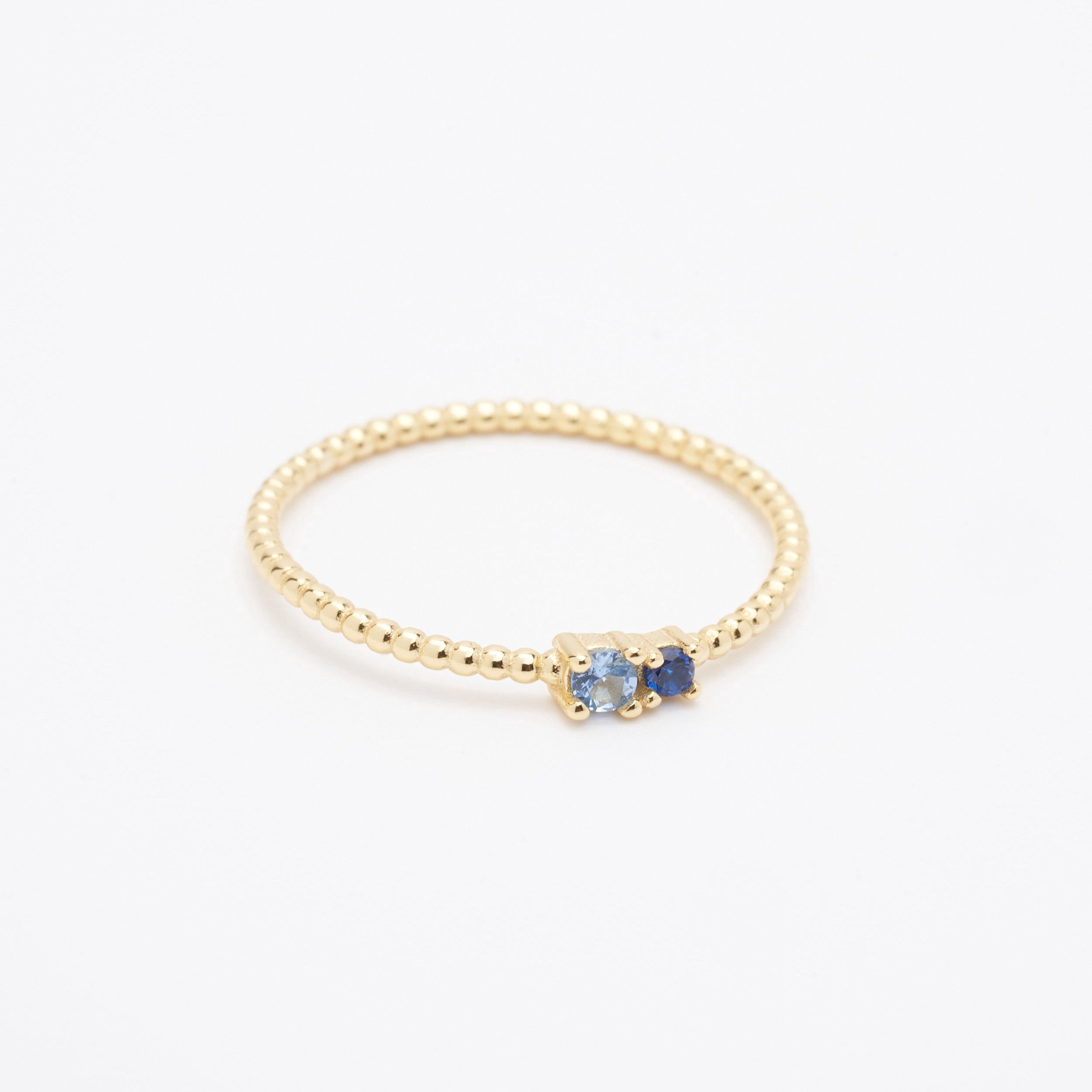 Jasmine Dual Blue Gemstone Ring - Walmart.com