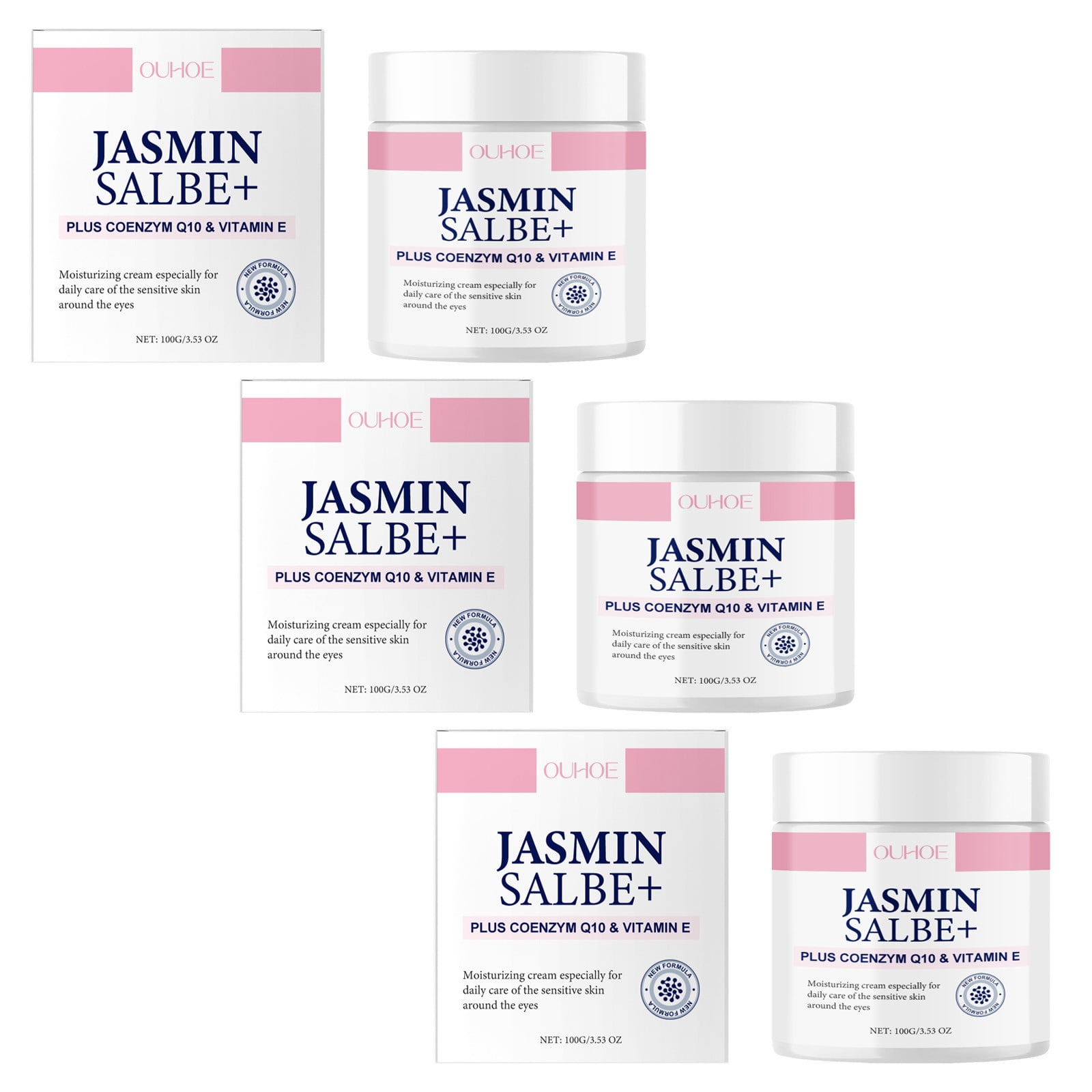 Jasmine Eye Balm for Dark Circles and Eyelid Care, Collagen and Aloe ...