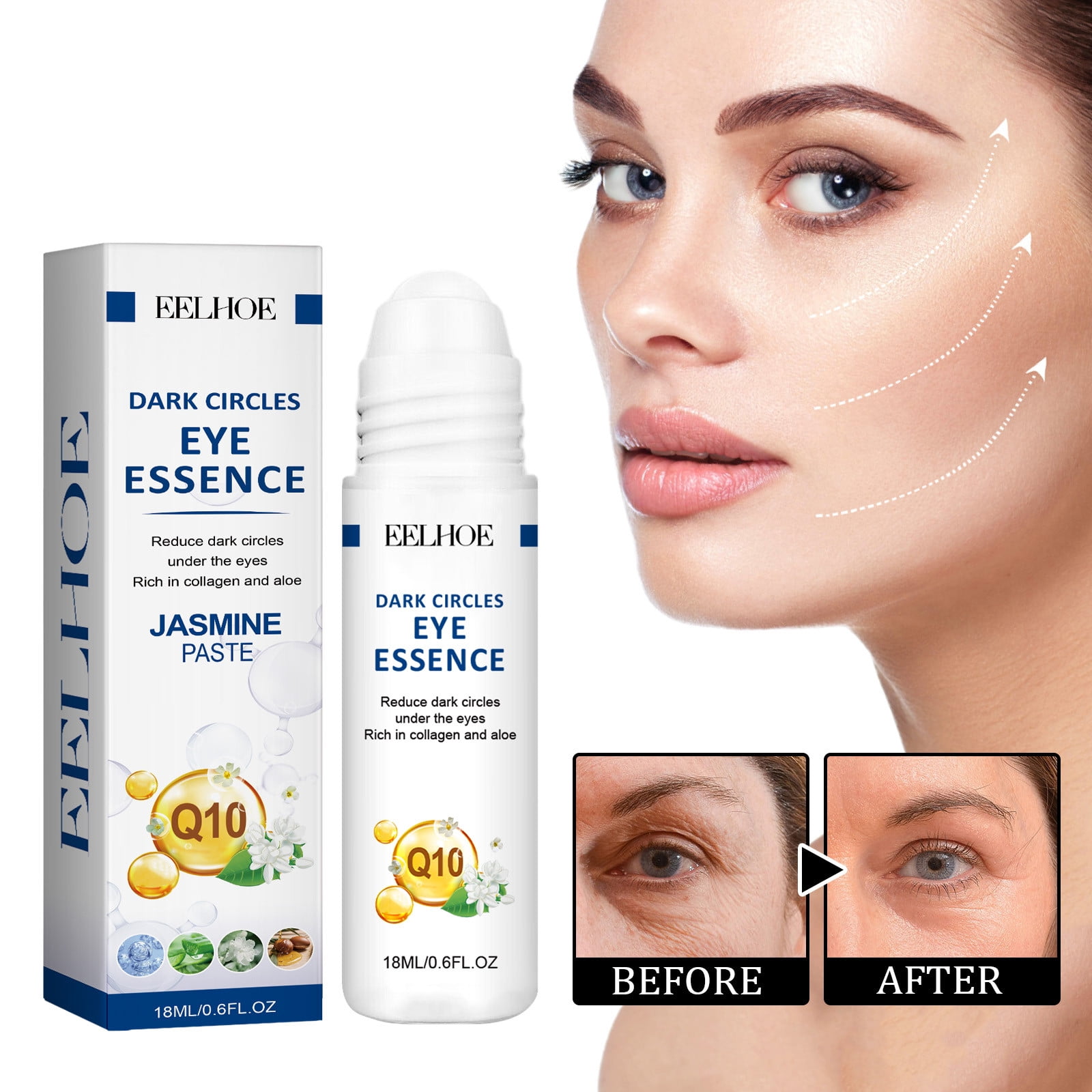 Jasmine Eye Cream for Dark Circles | Soothing Massage Ointment with ...