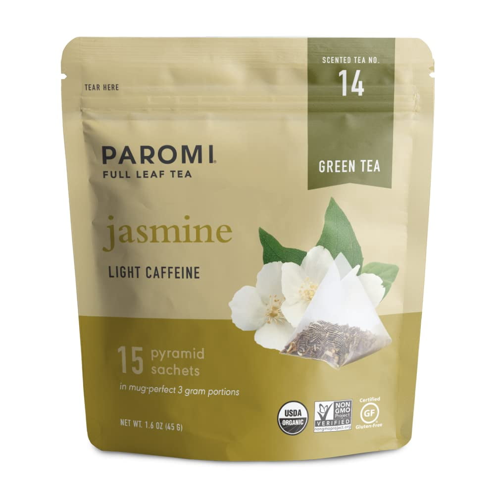 Jasmine Green Tea, Resealable Pouch, 15 Count - Walmart.com