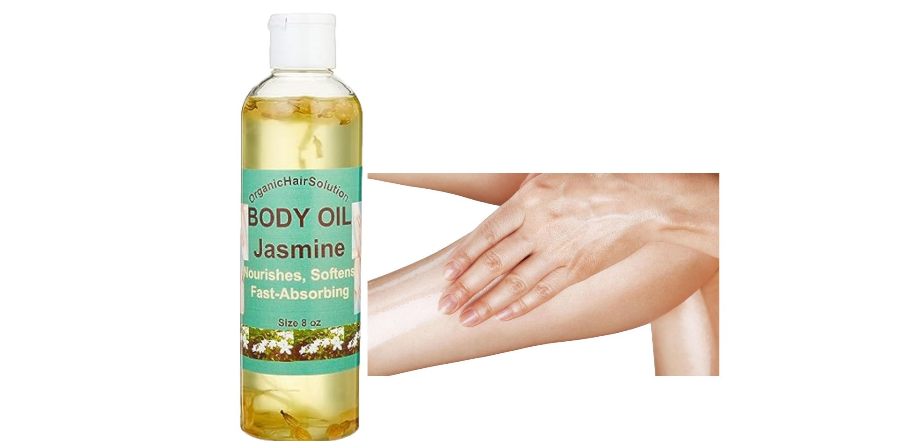 Jasmine NOURISHING BODY OIL-Plant-based Formula, Dry Skin Moisturizer ...