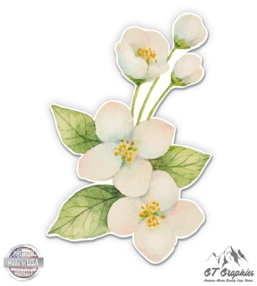 Jasmine Pretty - 3" Vinyl Sticker - For Car Laptop I-Pad Phone Helmet ...