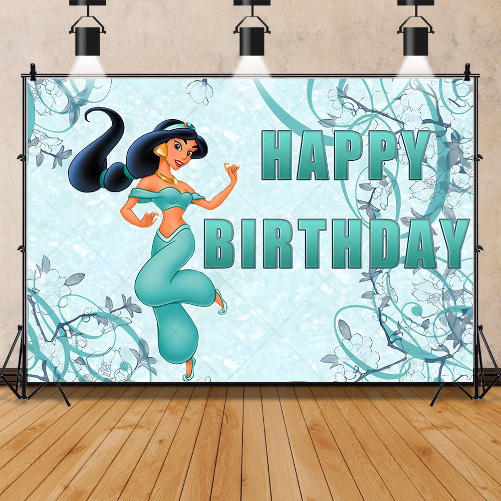 Jasmine Princess Backdrop Banner Party Supplies Poster Movie Theme ...