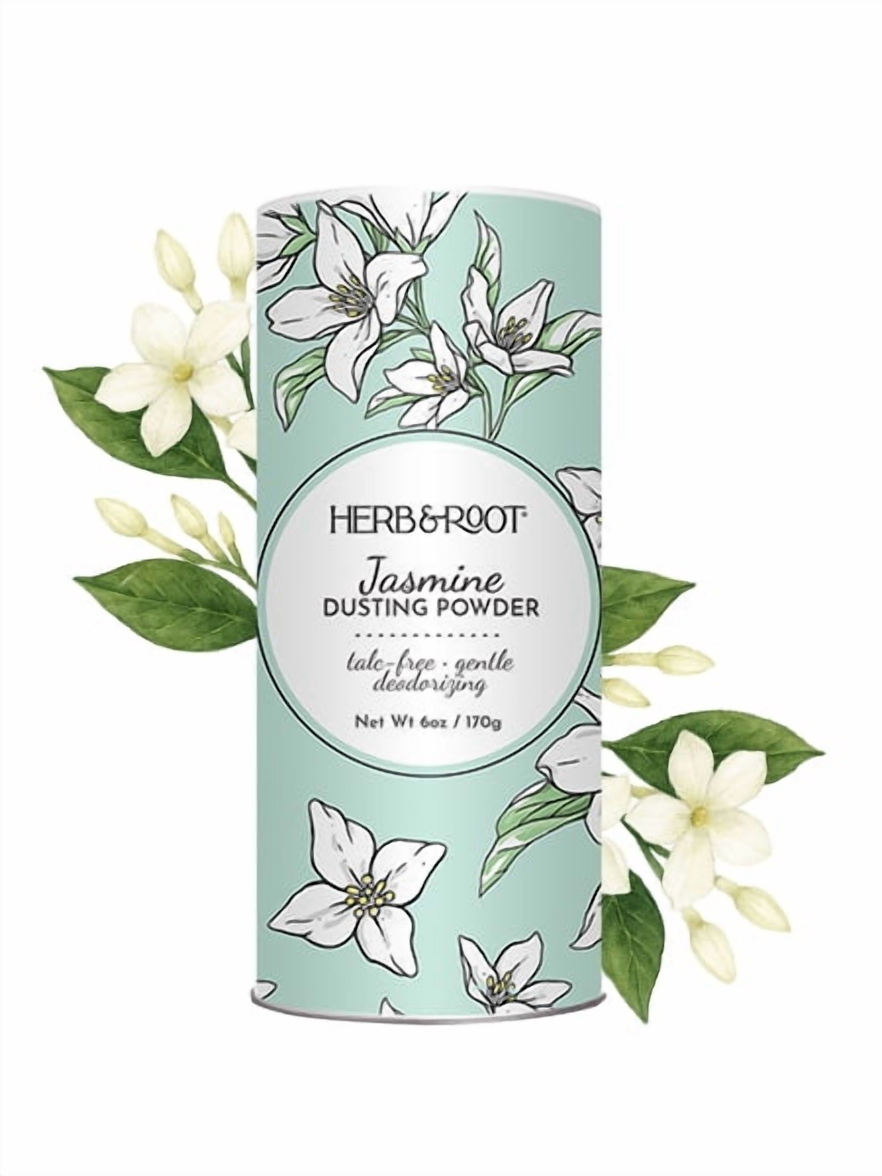 Jasmine Talc-Free Dusting Powder with Arrowroot & Oats - Soothing Body ...