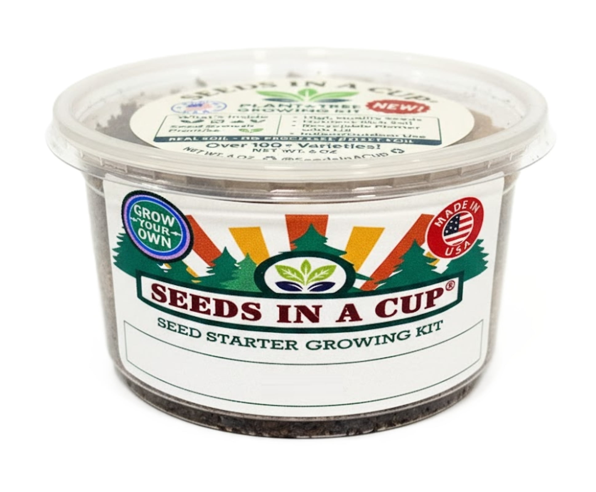 Black-eyed Susan Flower Seed Starter Grow Kit | Seeds In A Cup ...