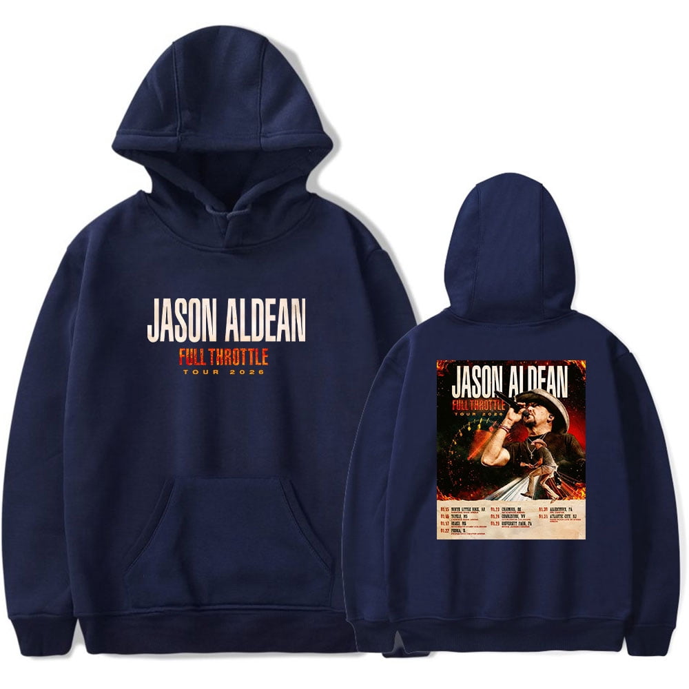 Jason Aldean 2026 Full Throttle Tour Hoodie Women Men Hooded Sweatshirt ...