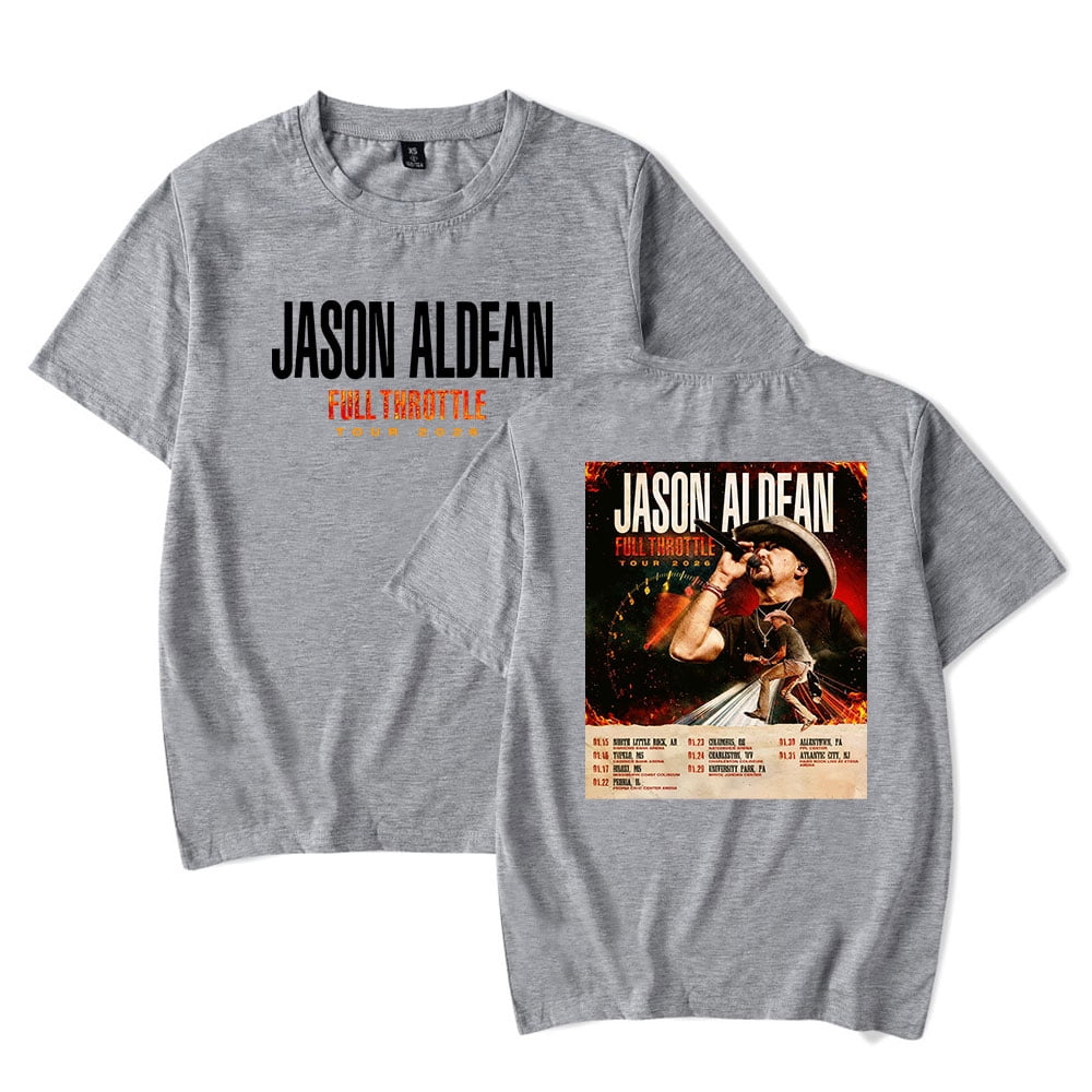 Jason Aldean 2026 Full Throttle Tour Tee Unisex Crewneck Short Sleeve ...