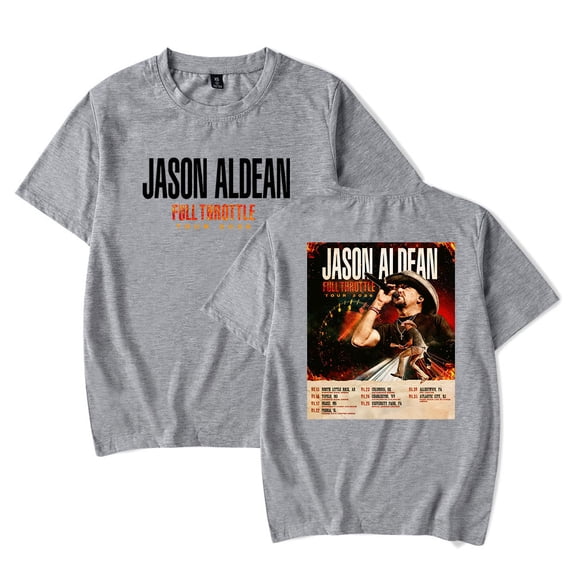 Jason Aldean 2026 Full Throttle Tour Tee Unisex Crewneck Short Sleeve ...