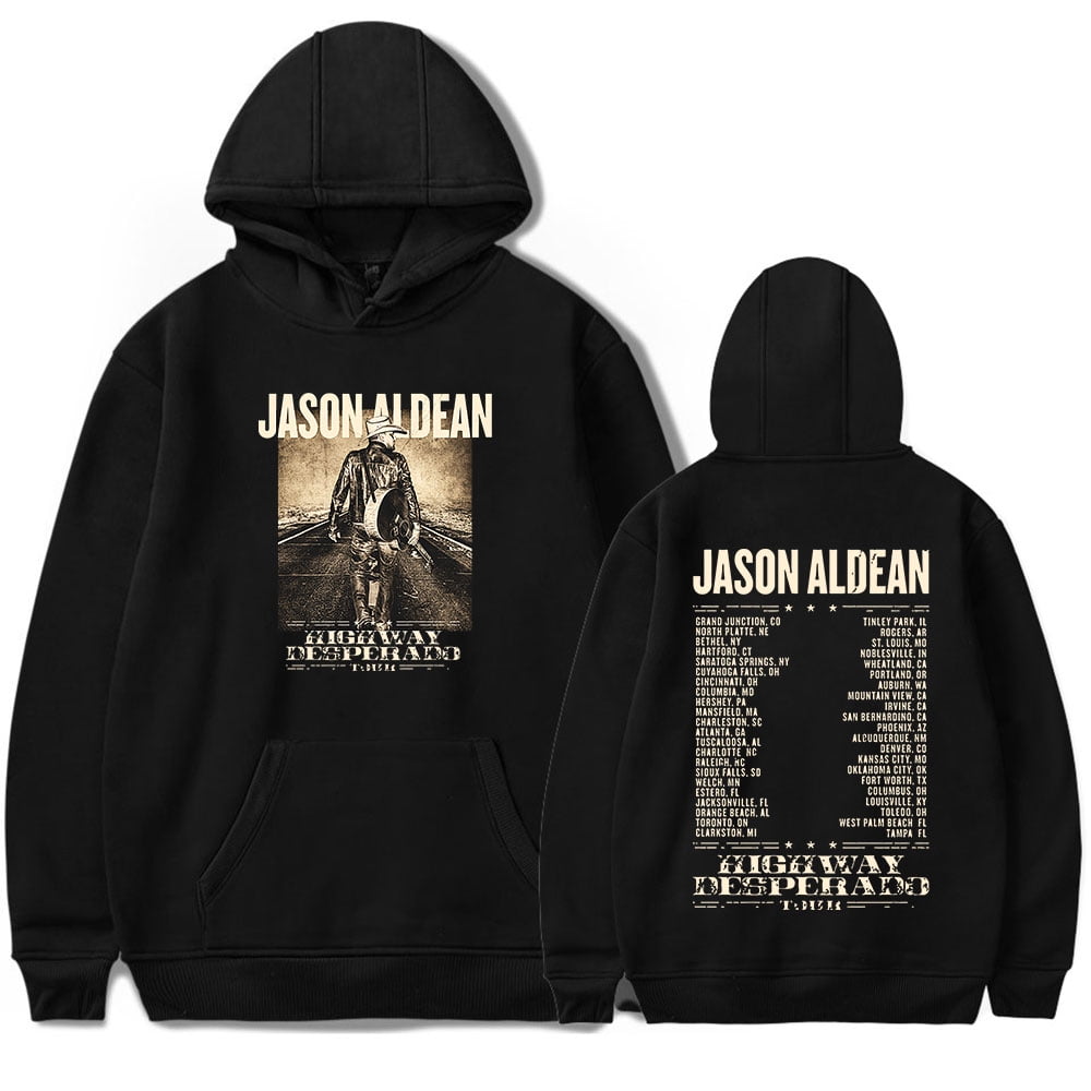 Jason Aldean Highway Desperado 2024 Tour Merch Women Men Long Sleeve ...