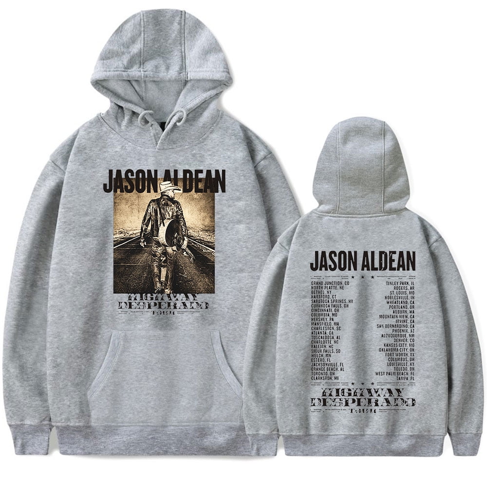 Jason Aldean Highway Desperado Tour Merch Hoodies Winter Men/Women ...