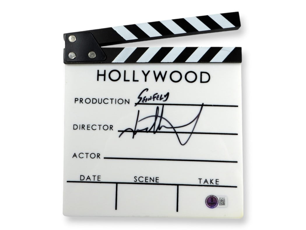 Jason Alexander Signed Autograph Movie Clapper "Seinfeld" Inscribed BAS ...