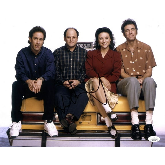 Jason Alexander Signed Autographed 11X14 Photo Seinfeld Cast Pose JSA ...