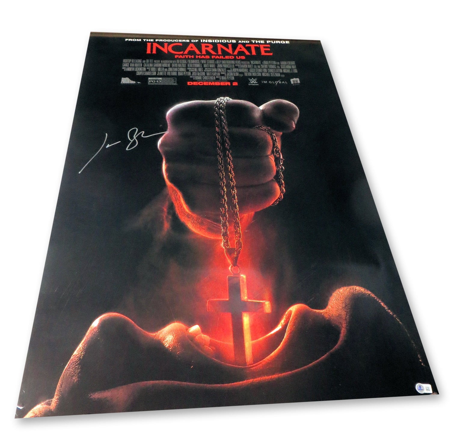 Jason Blum Signed Autographed 27X40 Movie Poster Incarnate Producer BAS ...