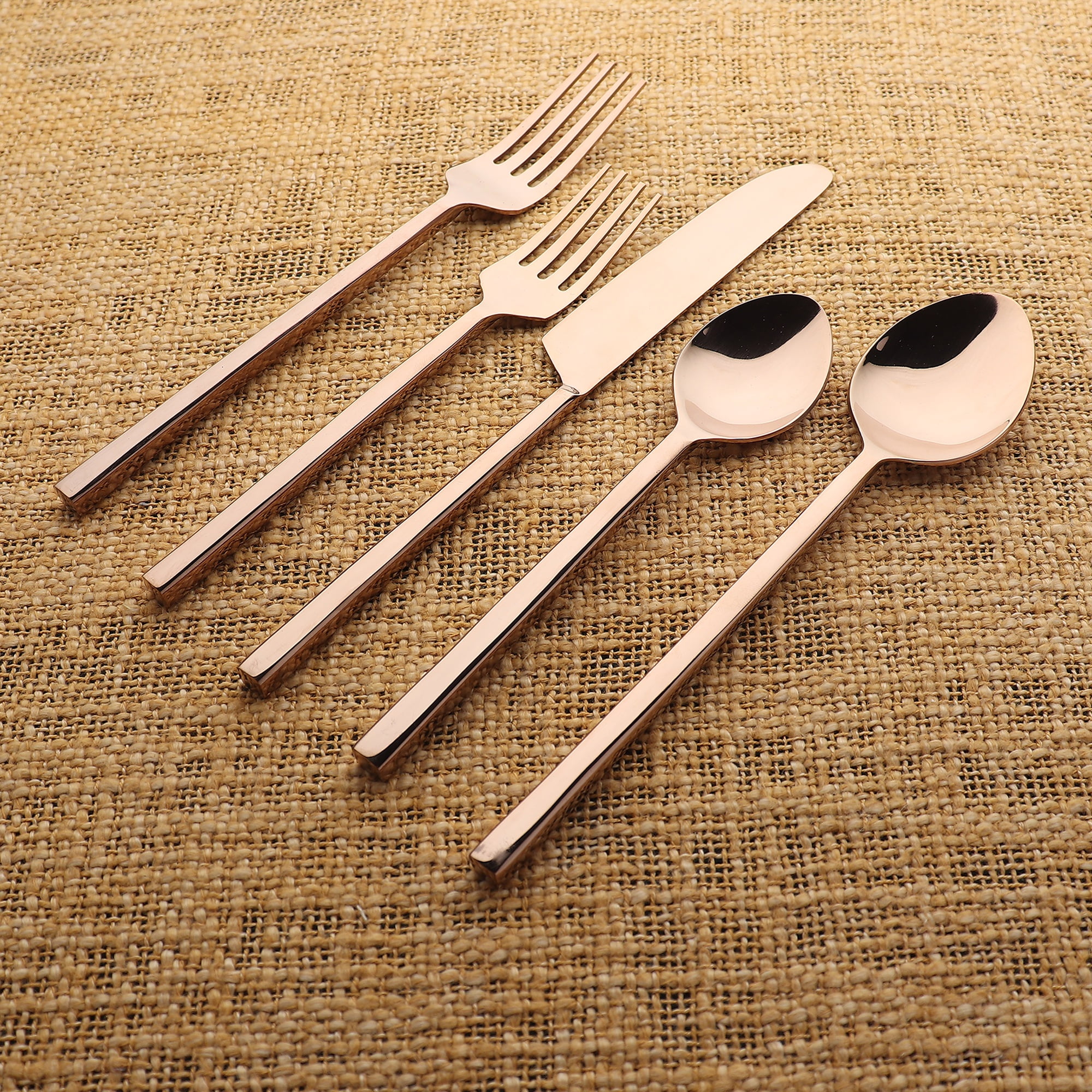 Jason Bronze PVD 20 Pc. Flatware Set - Walmart.com