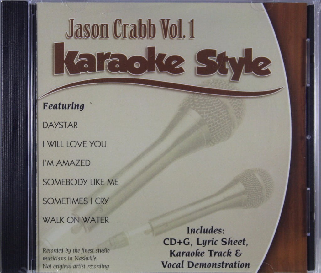 Jason Crabb Volume 1 Daywind Christian Karaoke Style NEW CD+G 6 Songs ...
