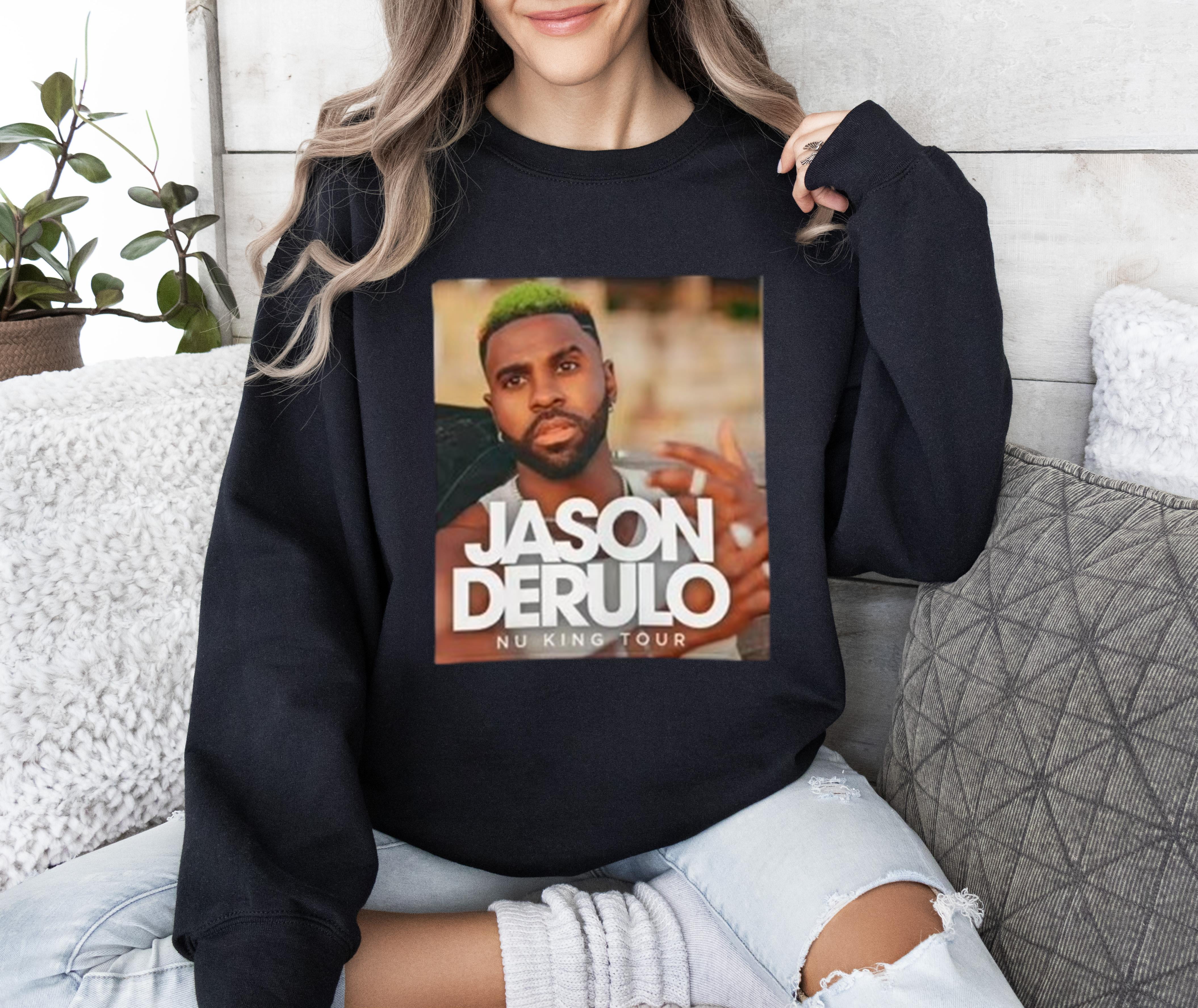 Jason Derulo Nu King World Tour 2024 SweatSweatshirt , Jason Derulo ...