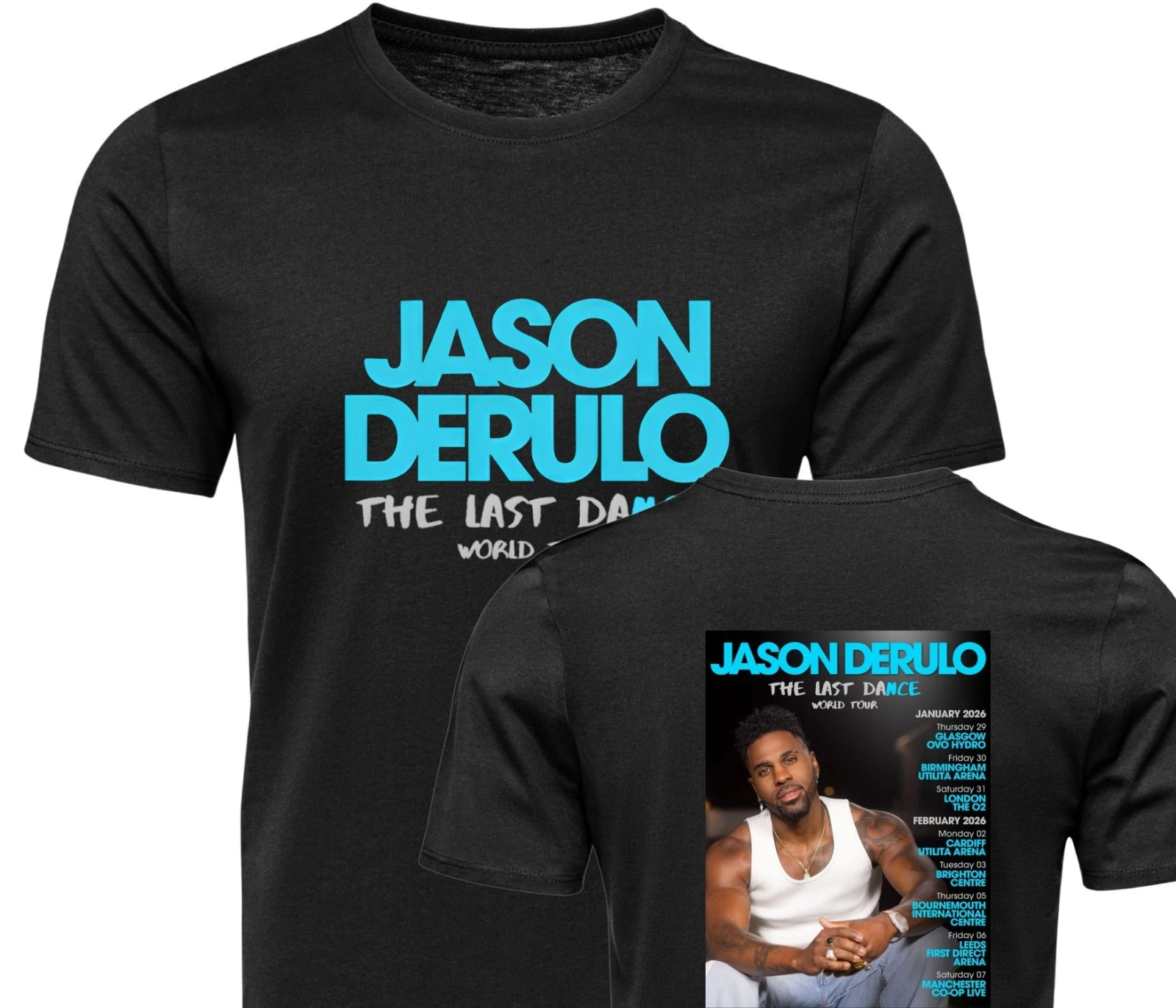 Jason Derulo T-Shirt The Last Dance Inspired tour 2026 Unisex - Walmart.com