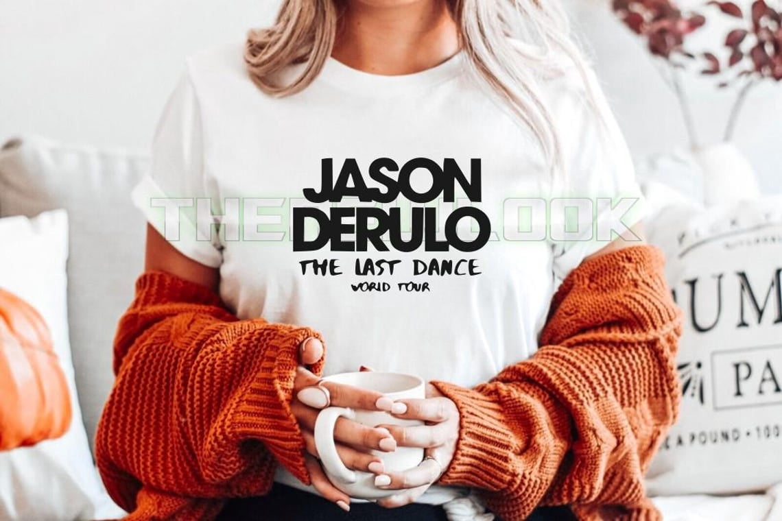 Jason Derulo The Last Dance 2026 Tour T shirt Music Concert,White Color ...