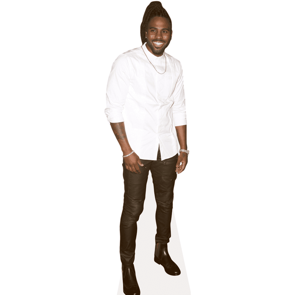 Jason Derulo (White Shirt) Lifesize Cardboard Cutout Standee - Walmart.com