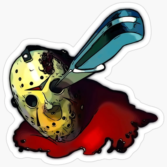 DOPASTICKER Jason Friday The 13Th Mask Gift You - Phone Stickers ...