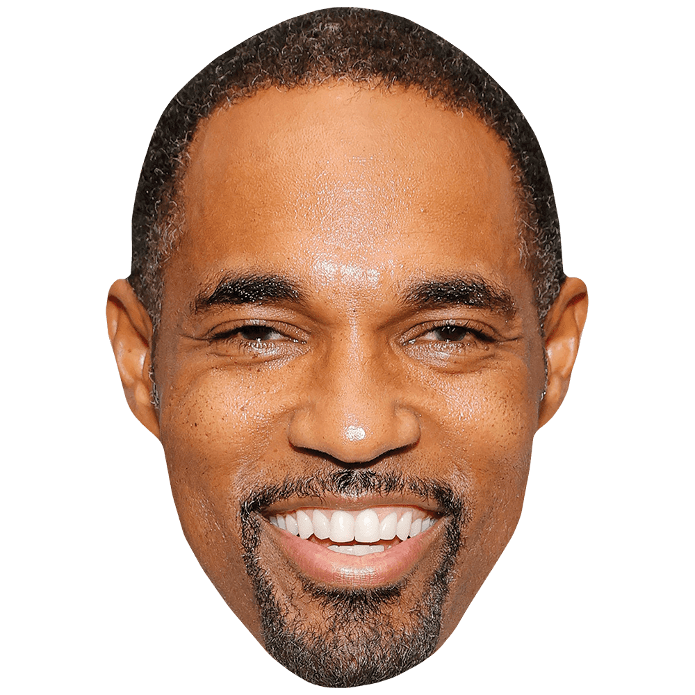 Jason George (Goatee) Flat Cardboard Face - Walmart.com