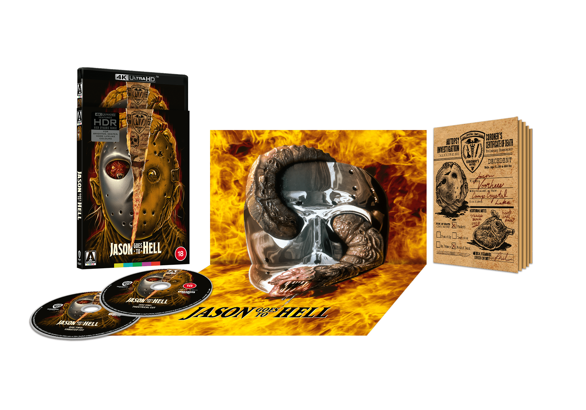 Jason Goes To Hell Limited Edition (4K Ultra HD) Kane Hodder Steven Williams John D. LeMay ...